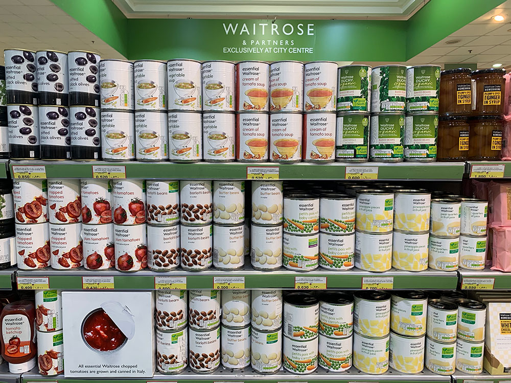 Waitrose products now at City Center – 2:48AM – Everything Kuwait